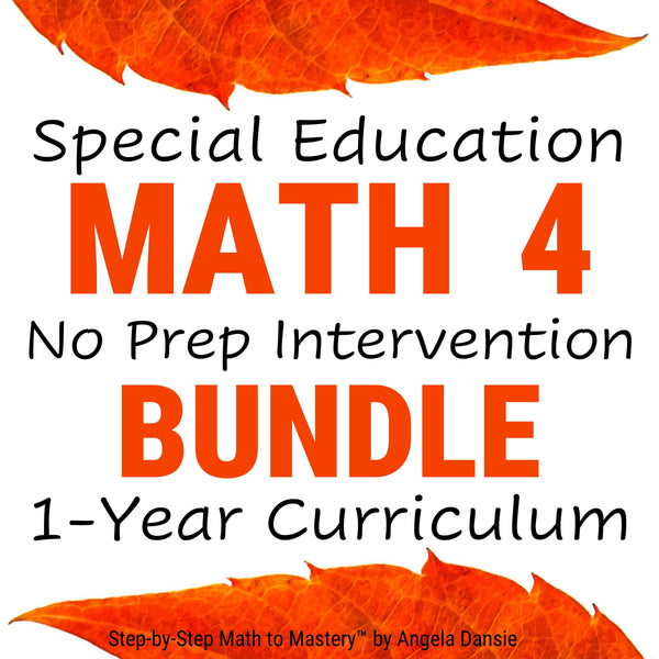 4th Grade Math Intervention Bundle | PDF Downloads – Step-by-Step Math ...
